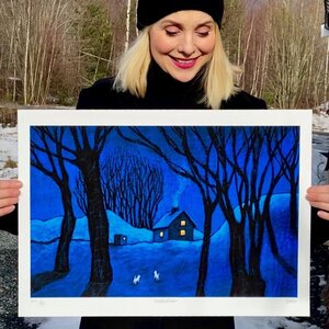 Gunilla Holm Platou kunst til salgs | Galleri Fenka